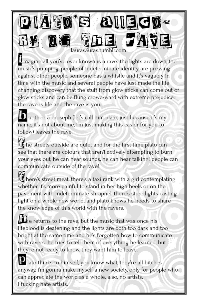 Plato’s Allegory Of The Rave – Q.G. Pennyworth