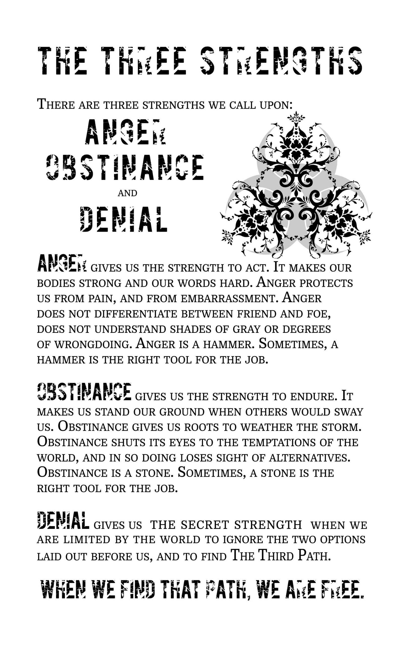 The Three Strengths – Q.G. Pennyworth